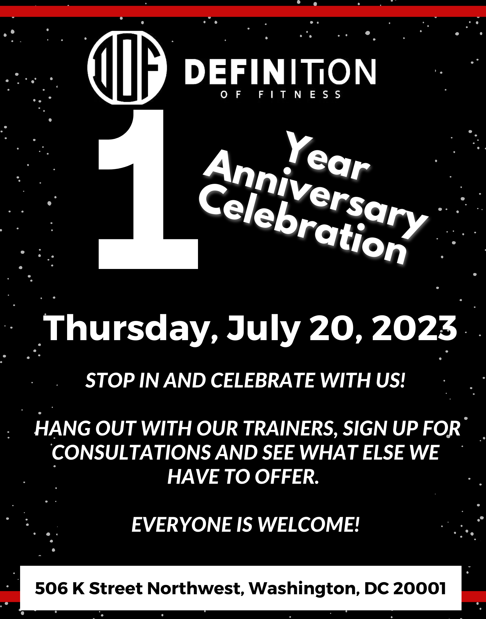 Definition of Fitness - 1 Year Anniversary Celebration - Mount Vernon ...