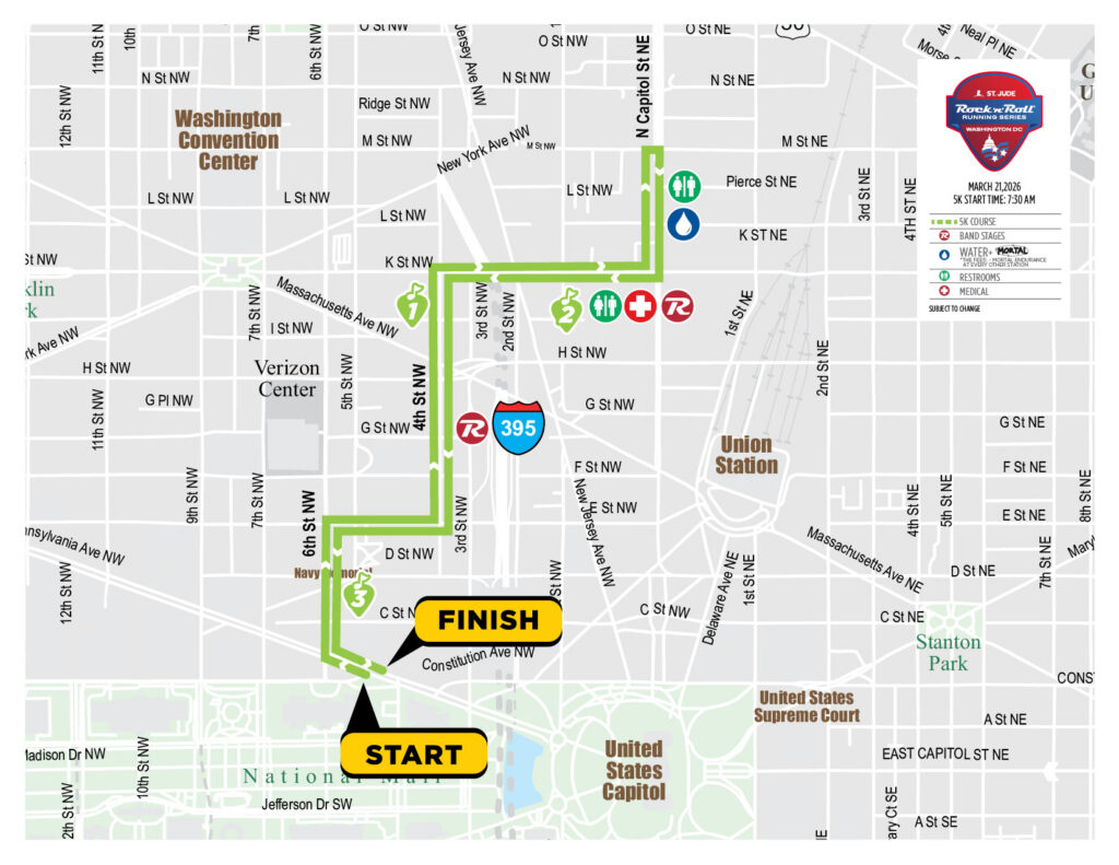 Rock 'n' Roll Half Marathon Returns to DC on Saturday, March 21 - Mount ...